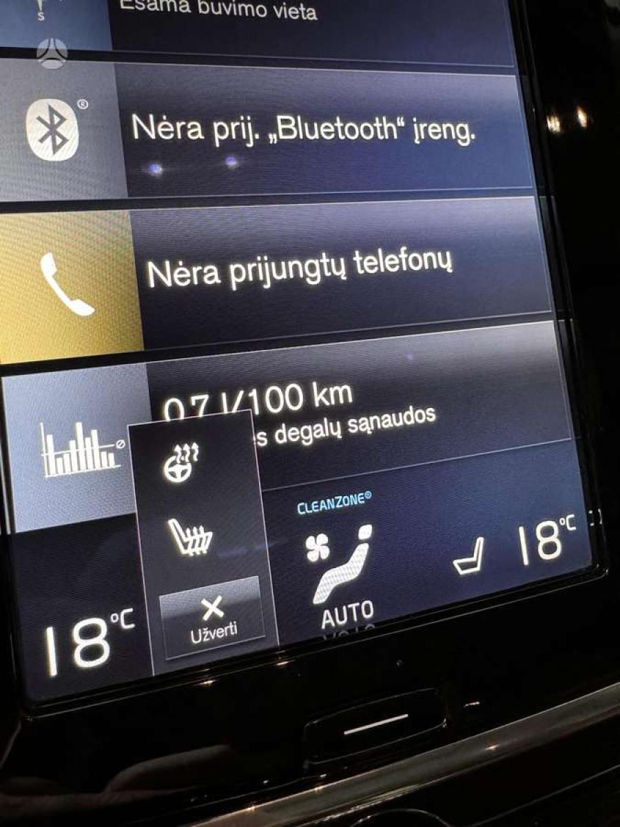 Pelēks Volvo S90 2018 Klaipėda, ar dzinēja tilpumu 1.97 L un nobraukumu 130 tūkst. km par 17000 €, foto 43 vietnē AUTOMOTO.COM.LV