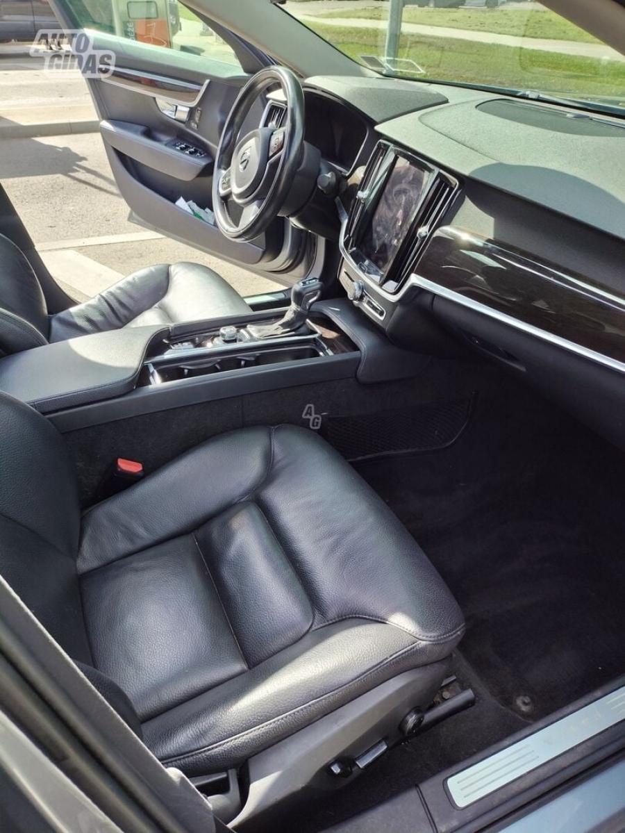 Pelēks Volvo S90 2018 Šauļi, ar dzinēja tilpumu 2.00 L un nobraukumu 250 tūkst. km par 13800 €, foto 10 vietnē AUTOMOTO.COM.LV