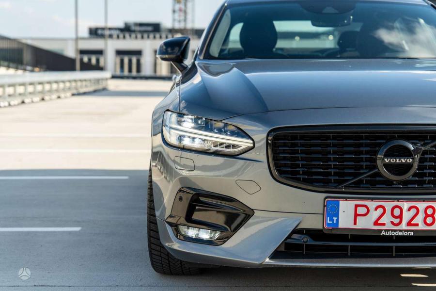 Pelēks Volvo S90 2018 Viļņa, ar dzinēja tilpumu 1.97 L un nobraukumu 301 tūkst. km par 13300 €, foto 7 vietnē AUTOMOTO.COM.LV