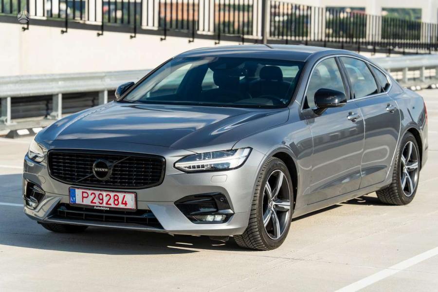 Pelēks Volvo S90 2018 Viļņa, ar dzinēja tilpumu 1.97 L un nobraukumu 301 tūkst. km par 13300 €, foto 10 vietnē AUTOMOTO.COM.LV