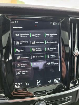 Pelēks Volvo S90 2018 Viļņa, ar dzinēja tilpumu 1.97 L un nobraukumu 162 tūkst. km par 18500 €, foto 17 vietnē AUTOMOTO.COM.LV