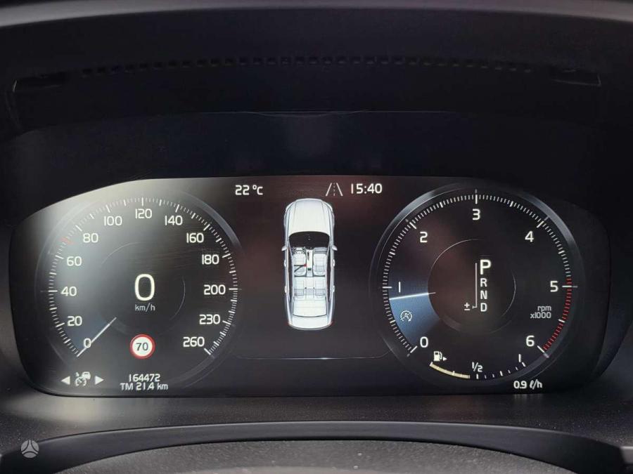 Pelēks Volvo S90 2018 Viļņa, ar dzinēja tilpumu 1.97 L un nobraukumu 164 tūkst. km par 19980 €, foto 15 vietnē AUTOMOTO.COM.LV