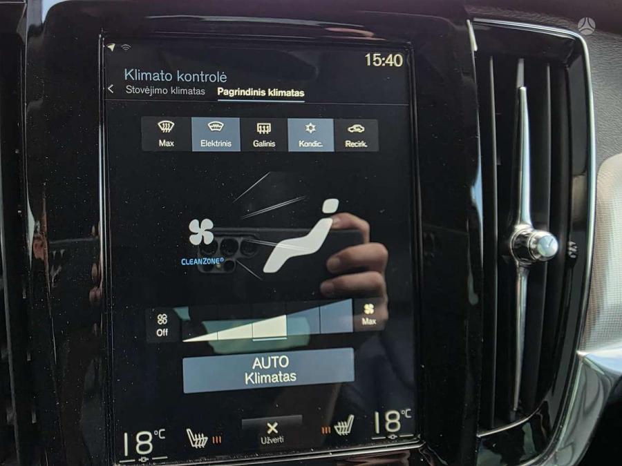 Pelēks Volvo S90 2018 Viļņa, ar dzinēja tilpumu 1.97 L un nobraukumu 164 tūkst. km par 19980 €, foto 22 vietnē AUTOMOTO.COM.LV