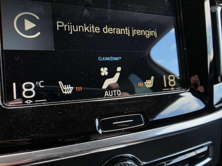 Pelēks Volvo S90 2018 Viļņa, ar dzinēja tilpumu 1.97 L un nobraukumu 164 tūkst. km par 19980 €, foto 23 vietnē AUTOMOTO.COM.LV