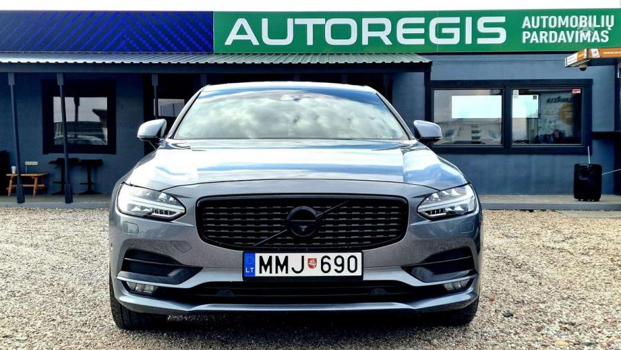 Pelēks Volvo S90 2018 Kretinga, ar dzinēja tilpumu 2.00 L un nobraukumu 254 tūkst. km par 18300 €, foto 3 vietnē AUTOMOTO.COM.LV