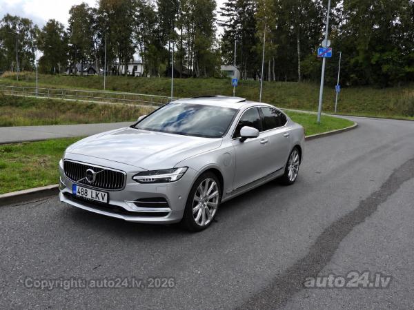 Pelēks Volvo S90 2018 Tallina, ar dzinēja tilpumu 2.00 L un nobraukumu 183 tūkst. km par 28500 €, foto  vietnē AUTOMOTO.COM.LV