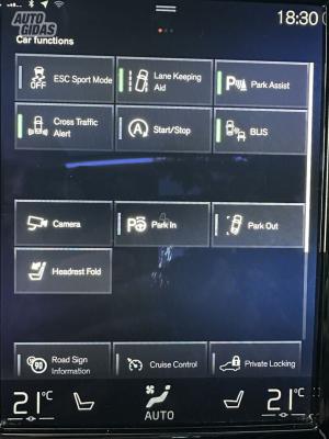 Pelēks Volvo S90 2018 Kauņa, ar dzinēja tilpumu 2.00 L un nobraukumu 131 tūkst. km par 17500 €, foto 15 vietnē AUTOMOTO.COM.LV