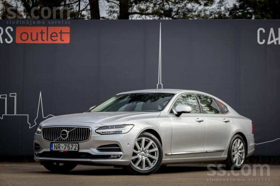 Pelēks Volvo S90 2018 Rīga, ar dzinēja tilpumu 2.00 L un nobraukumu 332 tūkst. km par 11490 €, foto 1 vietnē AUTOMOTO.COM.LV