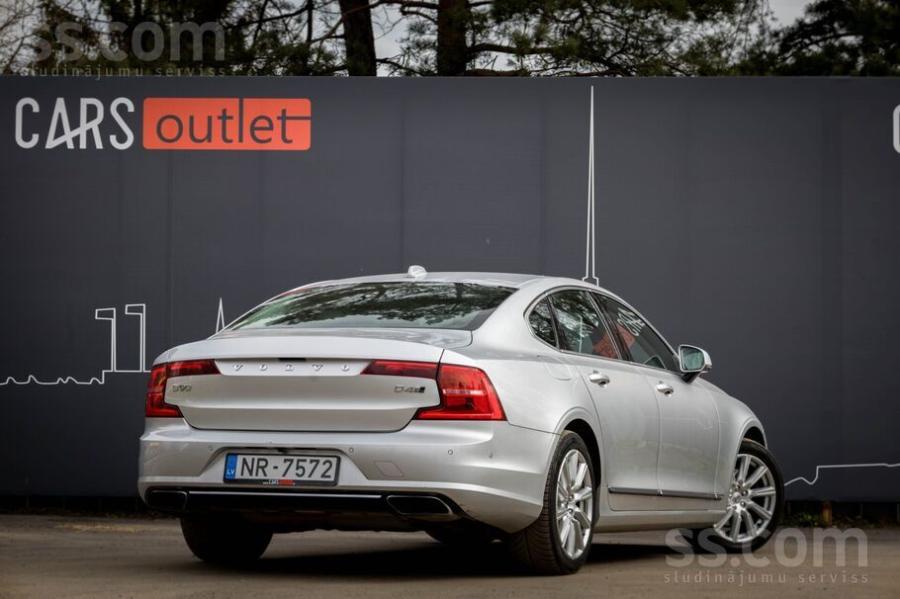 Pelēks Volvo S90 2018 Rīga, ar dzinēja tilpumu 2.00 L un nobraukumu 332 tūkst. km par 11490 €, foto 8 vietnē AUTOMOTO.COM.LV