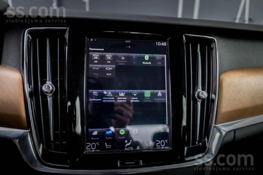 Pelēks Volvo S90 2018 Rīga, ar dzinēja tilpumu 2.00 L un nobraukumu 332 tūkst. km par 11490 €, foto 27 vietnē AUTOMOTO.COM.LV