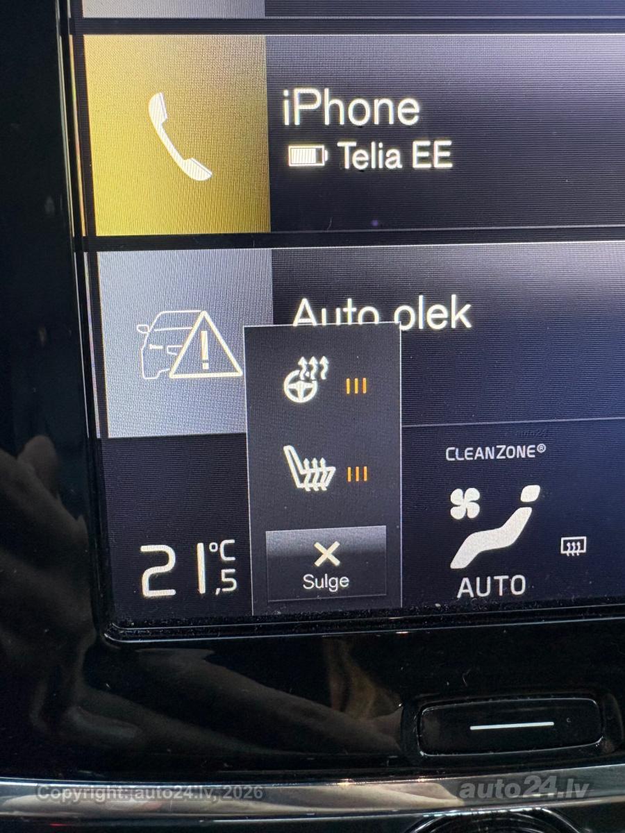 Grey Volvo S90 2018 in Tallinn, with an engine capacity of 2.00 L and mileage of 157 thousand km for 26499 €, photo 18 on AUTOMOTO.COM.LV
