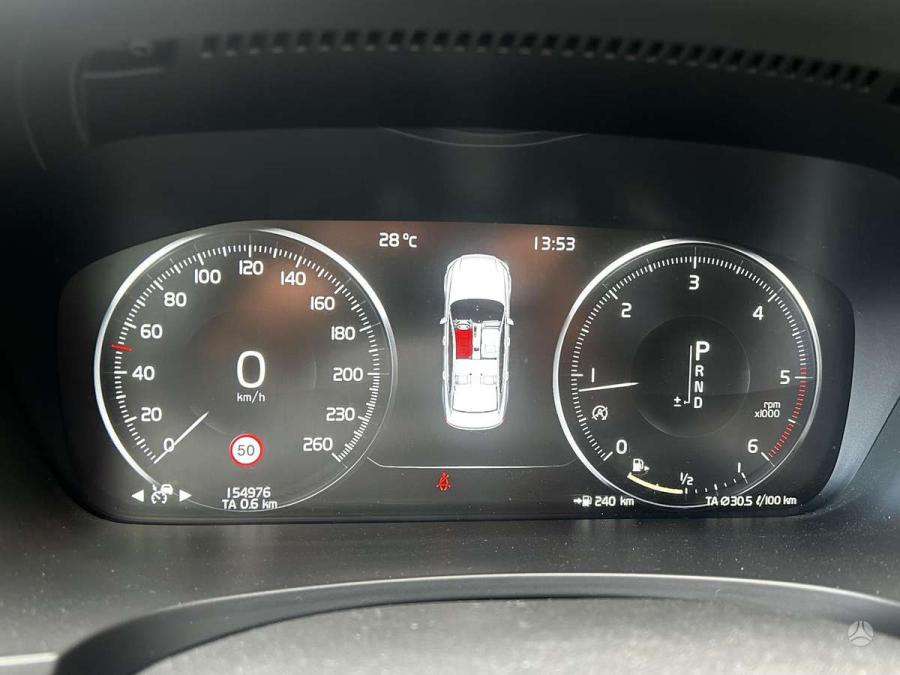 Серый Вольво С90 2019 в Утена, объемом двигателя 2.00 л и пробегом 155 тыс. км за 9900 €, фото 17 на AUTOMOTO.COM.LV