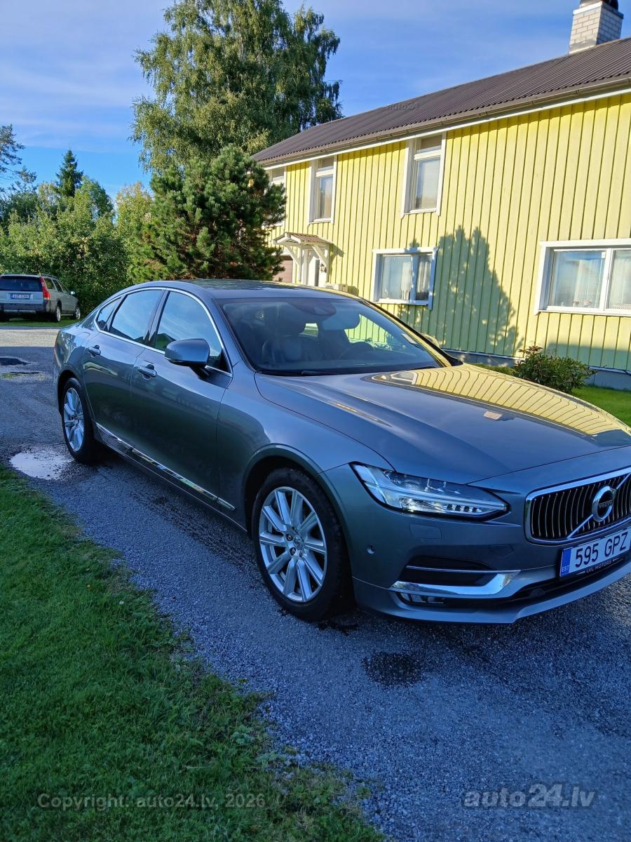 Grey Volvo S90 2019 in Tallinn, with an engine capacity of 2.00 L and mileage of 169 thousand km for 19999 €, photo 4 on AUTOMOTO.COM.LV
