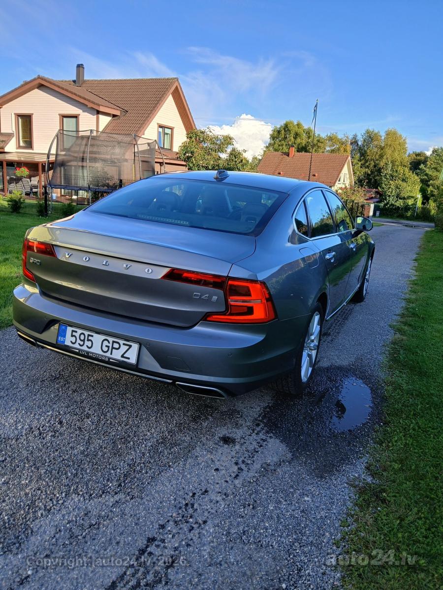 Grey Volvo S90 2019 in Tallinn, with an engine capacity of 2.00 L and mileage of 169 thousand km for 19999 €, photo 6 on AUTOMOTO.COM.LV