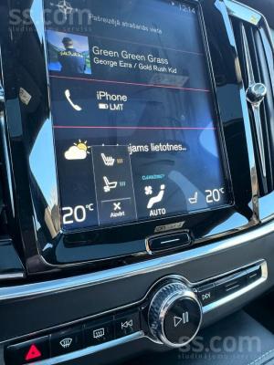 Grey Volvo S90 2019 in Riga, with an engine capacity of 2.00 L and mileage of 159 thousand km for 22500 €, photo 12 on AUTOMOTO.COM.LV