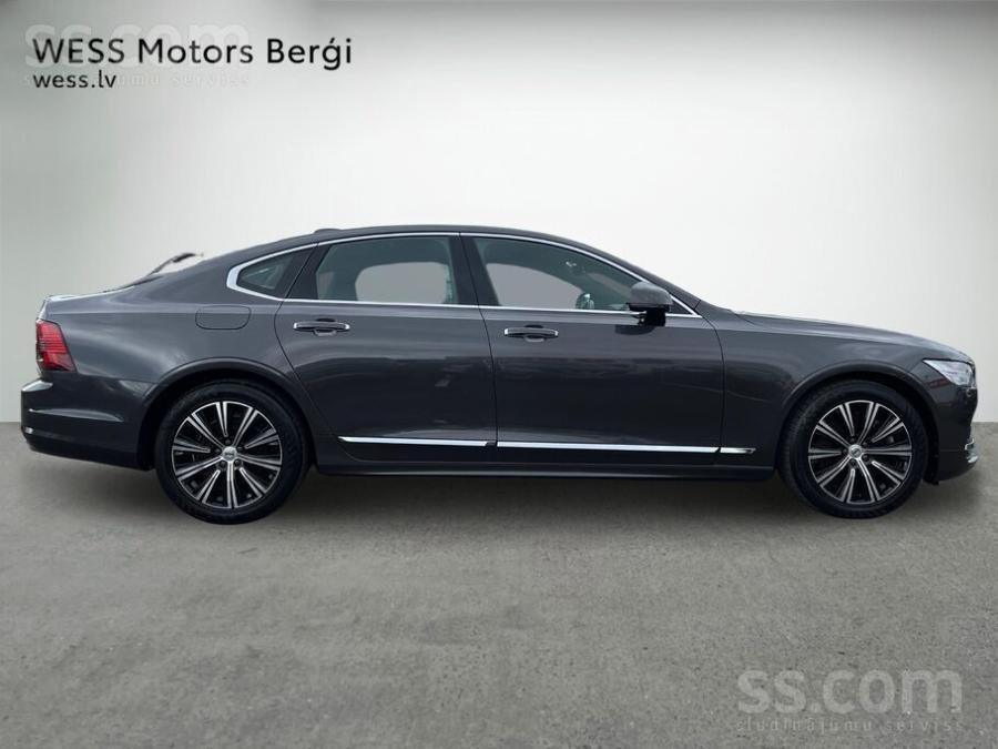 Grey Volvo S90 2021 in Riga, with an engine capacity of 2.00 L and mileage of 79 thousand km for 27990 €, photo 25 on AUTOMOTO.COM.LV