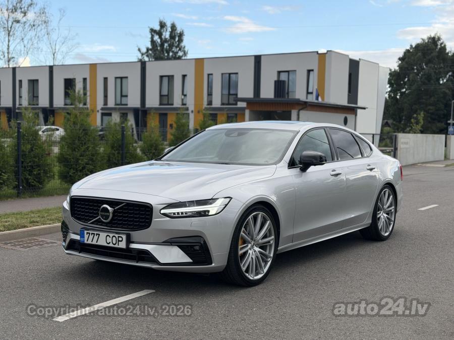 Grey Volvo S90 2021 in Tartu, with an engine capacity of 2.00 L and mileage of 99 thousand km for 34999 €, photo 3 on AUTOMOTO.COM.LV