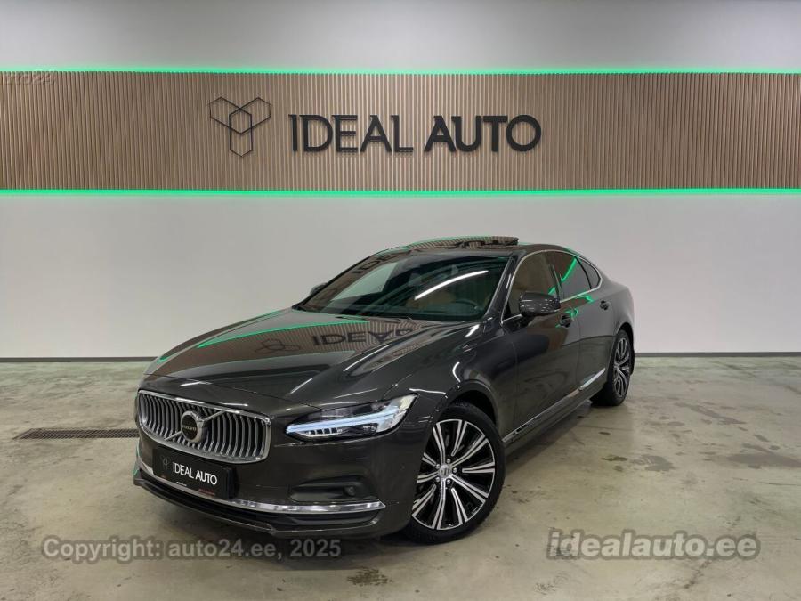 Grey Volvo S90 2022 in Tallinn, with an engine capacity of 1.97 L and mileage of 55 thousand km for 45900 €, photo 1 on AUTOMOTO.COM.LV