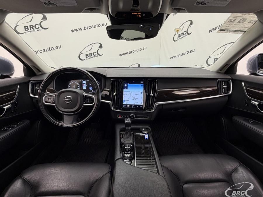 Volvo S90 2018 in Vilnius, with an engine capacity of 1.97 L and mileage of 107 thousand km for 17900 €, photo 4 on AUTOMOTO.COM.LV