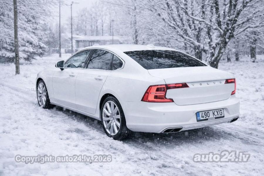 White Volvo S90 2017 in Tartu, with an engine capacity of 2.00 L and mileage of 243 thousand km for 15290 €, photo 4 on AUTOMOTO.COM.LV