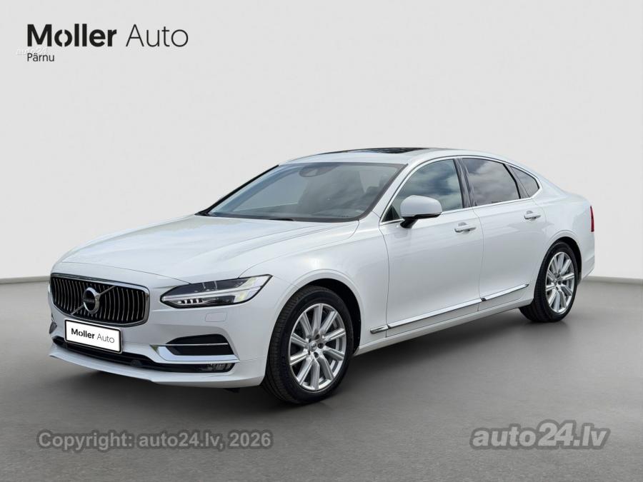 White Volvo S90 2018 in Parnu, with an engine capacity of 2.00 L and mileage of 196 thousand km for 22900 €, photo 1 on AUTOMOTO.COM.LV