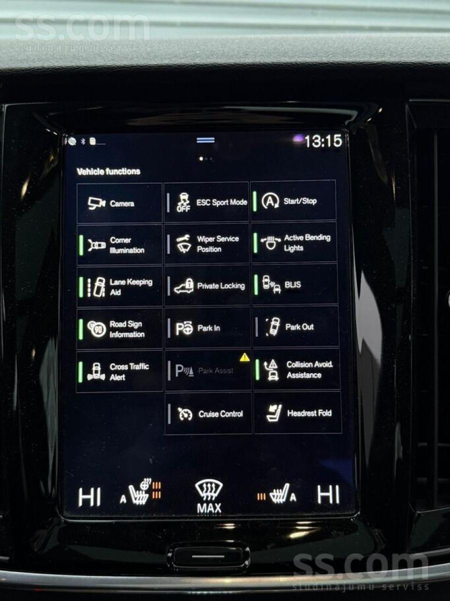 Balts Volvo S90 2018 Rīga, ar dzinēja tilpumu 2.00 L un nobraukumu 54 tūkst. km par 20900 €, foto 13 vietnē AUTOMOTO.COM.LV