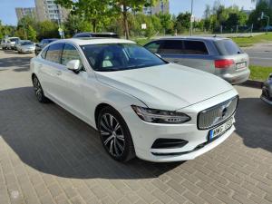 White Volvo S90 2019 in Vilnius, with an engine capacity of 1.97 L and mileage of 136 thousand km for 19500 €, photo 3 on AUTOMOTO.COM.LV