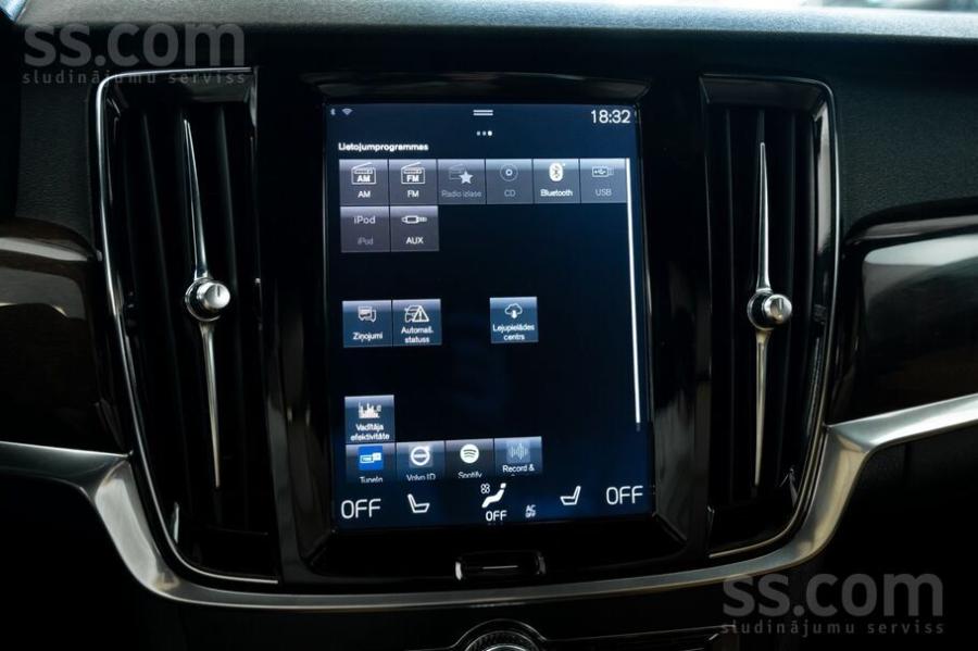 Dzeltens Volvo S90 2016 Rīga, ar dzinēja tilpumu 2.00 L un nobraukumu 290 tūkst. km par 10900 €, foto 16 vietnē AUTOMOTO.COM.LV