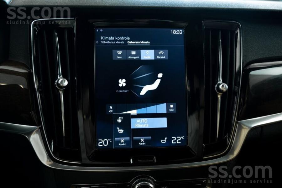 Dzeltens Volvo S90 2016 Rīga, ar dzinēja tilpumu 2.00 L un nobraukumu 290 tūkst. km par 10900 €, foto 19 vietnē AUTOMOTO.COM.LV