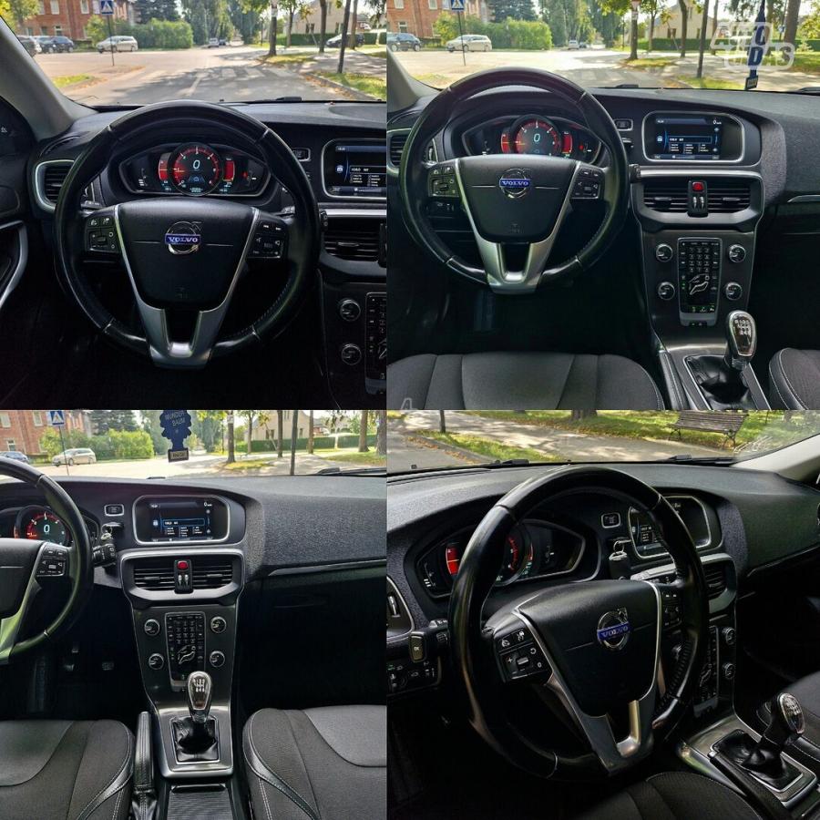 Black Volvo V40 2014 in Alytus, with an engine capacity of 1.60 L and mileage of 259 thousand km for 6270 €, photo 24 on AUTOMOTO.COM.LV