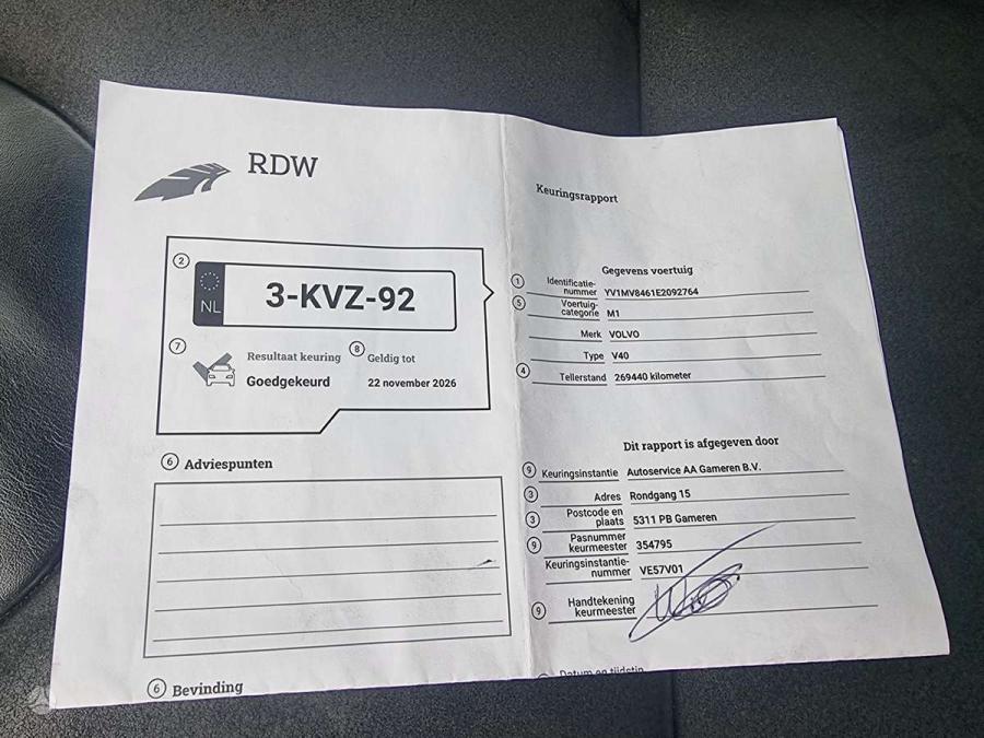 Черный Вольво В40 2013 в Каунас, объемом двигателя 1.56 л и пробегом 270 тыс. км за 5750 €, фото 21 на AUTOMOTO.COM.LV
