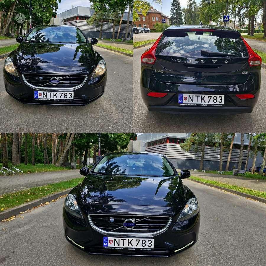 Black Volvo V40 2014 in Alytus, with an engine capacity of 1.56 L and mileage of 259 thousand km for 6499 €, photo 27 on AUTOMOTO.COM.LV