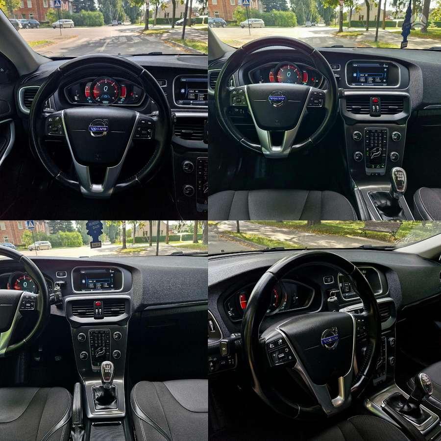 Black Volvo V40 2014 in Alytus, with an engine capacity of 1.56 L and mileage of 259 thousand km for 6499 €, photo 33 on AUTOMOTO.COM.LV