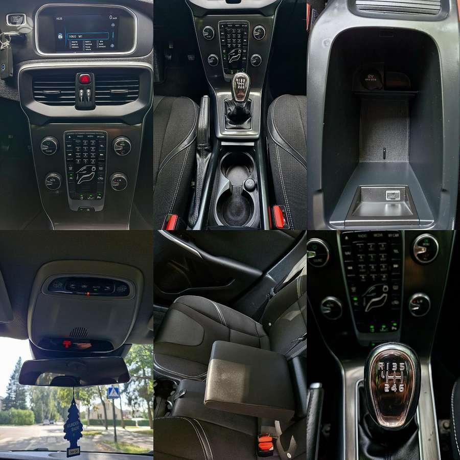 Black Volvo V40 2014 in Alytus, with an engine capacity of 1.56 L and mileage of 259 thousand km for 6499 €, photo 35 on AUTOMOTO.COM.LV