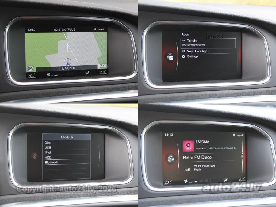 Black Volvo V40 2014 in Paide, with an engine capacity of 2.00 L and mileage of 219 thousand km for 7500 €, photo 24 on AUTOMOTO.COM.LV