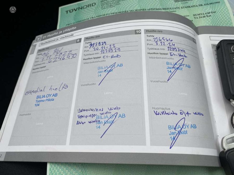 Blue Volvo V40 2014 in Vilnius, with an engine capacity of 1.56 L and mileage of 162 thousand km for 6900 €, photo 23 on AUTOMOTO.COM.LV