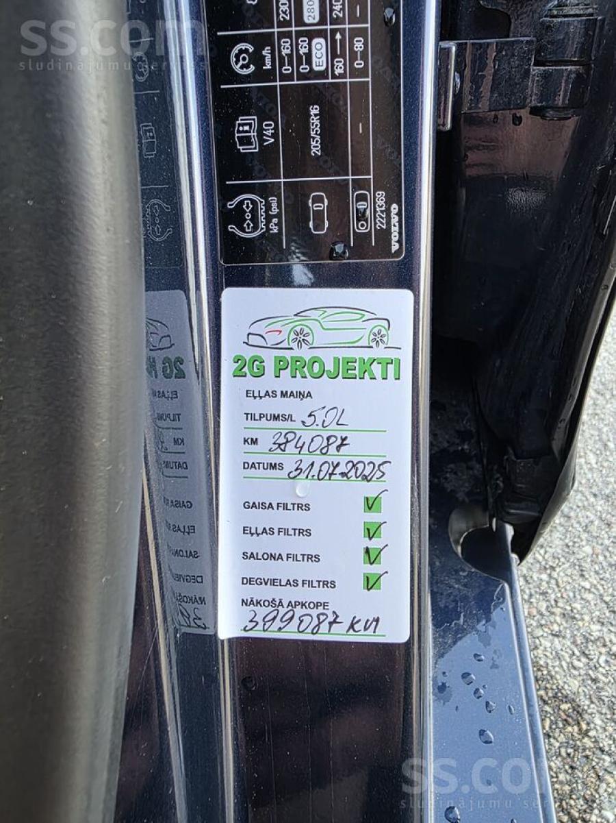 Zils Volvo V40 2014 Rīga, ar dzinēja tilpumu 2.00 L un nobraukumu 385 tūkst. km par 4500 €, foto 7 vietnē AUTOMOTO.COM.LV