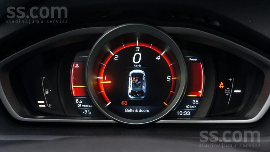 Blue Volvo V40 2015 in Riga, with an engine capacity of 2.00 L and mileage of 256 thousand km for 6590 €, photo 24 on AUTOMOTO.COM.LV