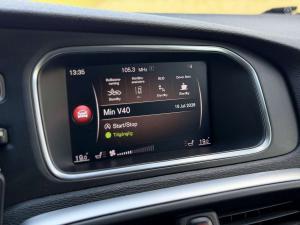 Blue Volvo V40 2019 in Vilnius, with an engine capacity of 1.97 L and mileage of 312 thousand km for 8800 €, photo 15 on AUTOMOTO.COM.LV