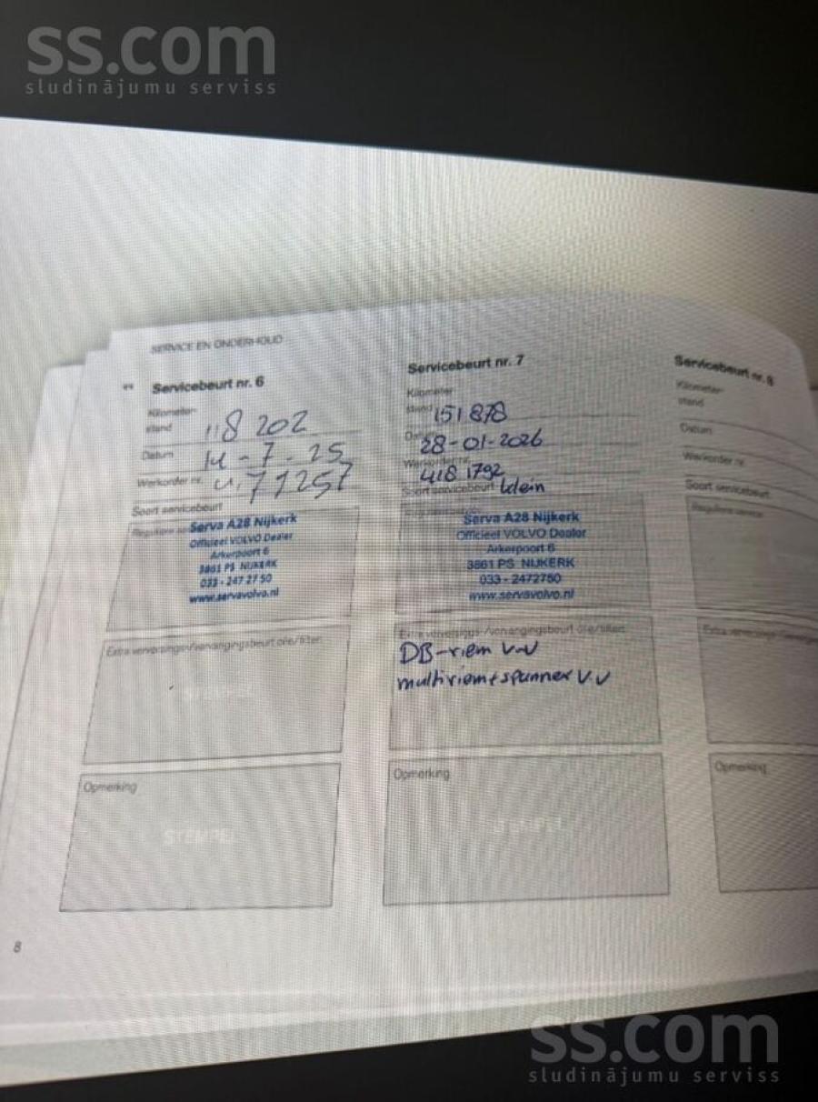 Blue Volvo V40 2019 in Riga, with an engine capacity of 2.00 L and mileage of 178 thousand km for 14499 €, photo 20 on AUTOMOTO.COM.LV