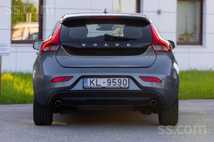Grey Volvo V40 2014 in Riga, with an engine capacity of 2.00 L and mileage of 0 thousand km for 7200 €, photo 6 on AUTOMOTO.COM.LV