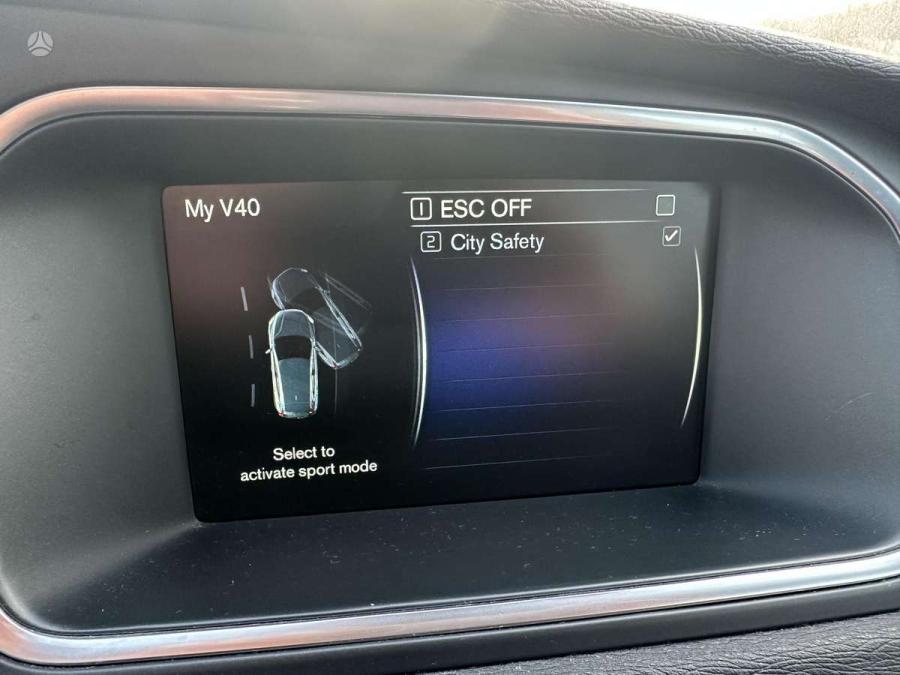 Grey Volvo V40 2015 in Alytus, with an engine capacity of 1.56 L and mileage of 193 thousand km for 6200 €, photo 26 on AUTOMOTO.COM.LV