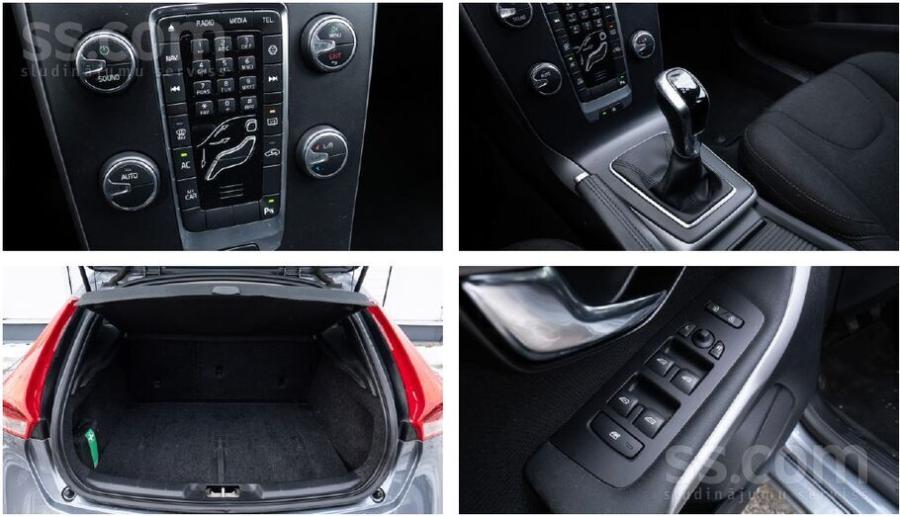 Pelēks Volvo V40 2018 Valmiera, ar dzinēja tilpumu 2.00 L un nobraukumu 145 tūkst. km par 12500 €, foto 7 vietnē AUTOMOTO.COM.LV