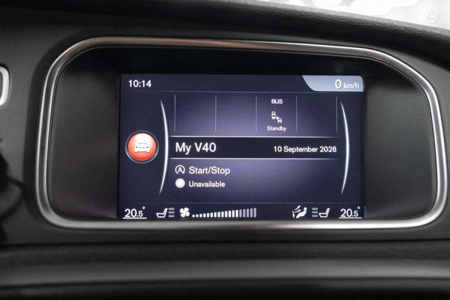 Pelēks Volvo V40 2018 Viļņa, ar dzinēja tilpumu 2.00 L un nobraukumu 146 tūkst. km par 9900 €, foto 12 vietnē AUTOMOTO.COM.LV