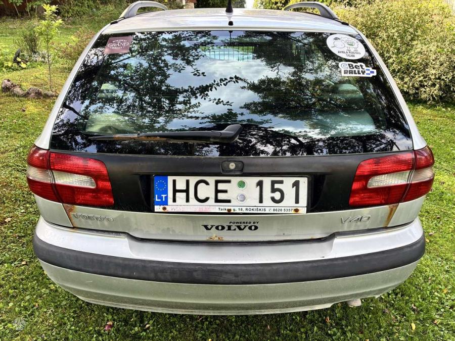 Pelēks Volvo V40 2001 Rokiškis, ar dzinēja tilpumu 1.87 L un nobraukumu 343 tūkst. km par 400 €, foto 3 vietnē AUTOMOTO.COM.LV