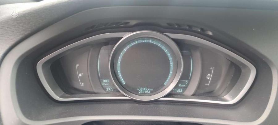 Pelēks Volvo V40 2013 Kauņa, ar dzinēja tilpumu 1.60 L un nobraukumu 234 tūkst. km par 5300 €, foto 11 vietnē AUTOMOTO.COM.LV