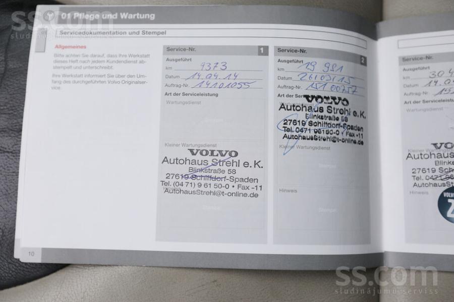 Red Volvo V40 2013 in Riga, with an engine capacity of 2.00 L and mileage of 197 thousand km for 9990 €, photo 20 on AUTOMOTO.COM.LV