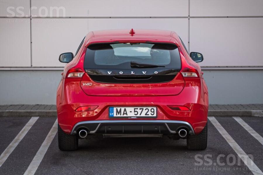 Sarkans Volvo V40 2015 Rīga, ar dzinēja tilpumu 2.00 L un nobraukumu 0 tūkst. km par 5995 €, foto 6 vietnē AUTOMOTO.COM.LV