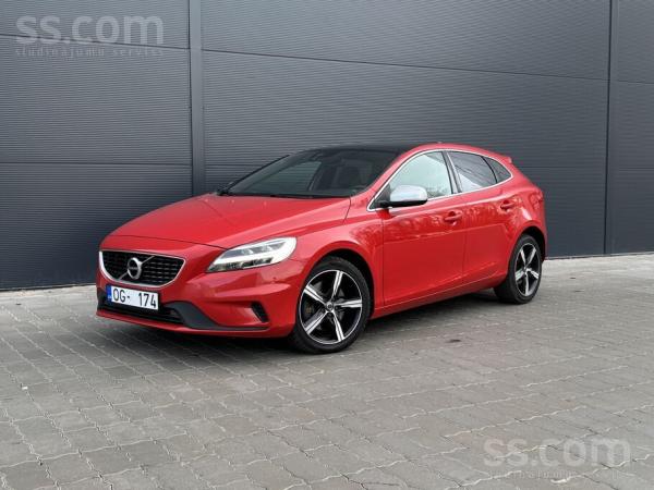 Red Volvo V40 2020 in Riga, with an engine capacity of 1.50 L and mileage of 201 thousand km for 13500 €, photo 1 on AUTOMOTO.COM.LV