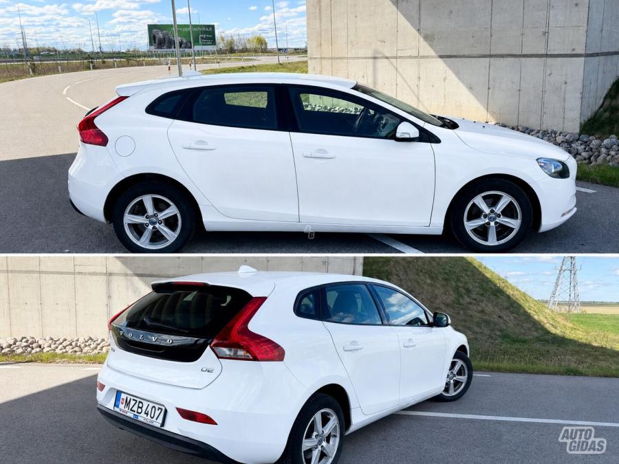 White Volvo V40 2014 in Kaunas, with an engine capacity of 1.60 L and mileage of 280 thousand km for 4800 €, photo 12 on AUTOMOTO.COM.LV